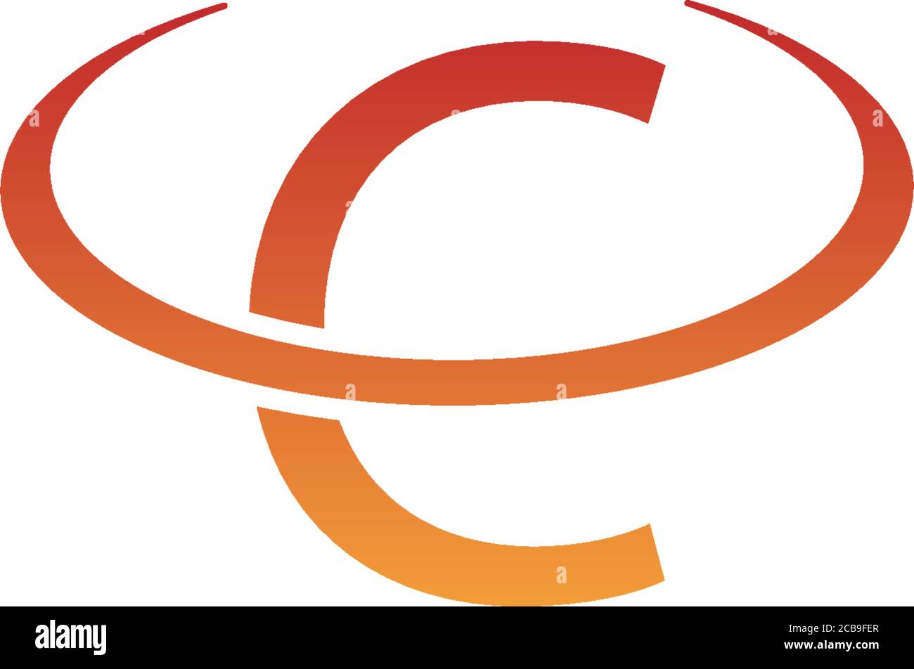 C Letter circle Logo, Concept Letter C + icon circle Stock Vector Image ...