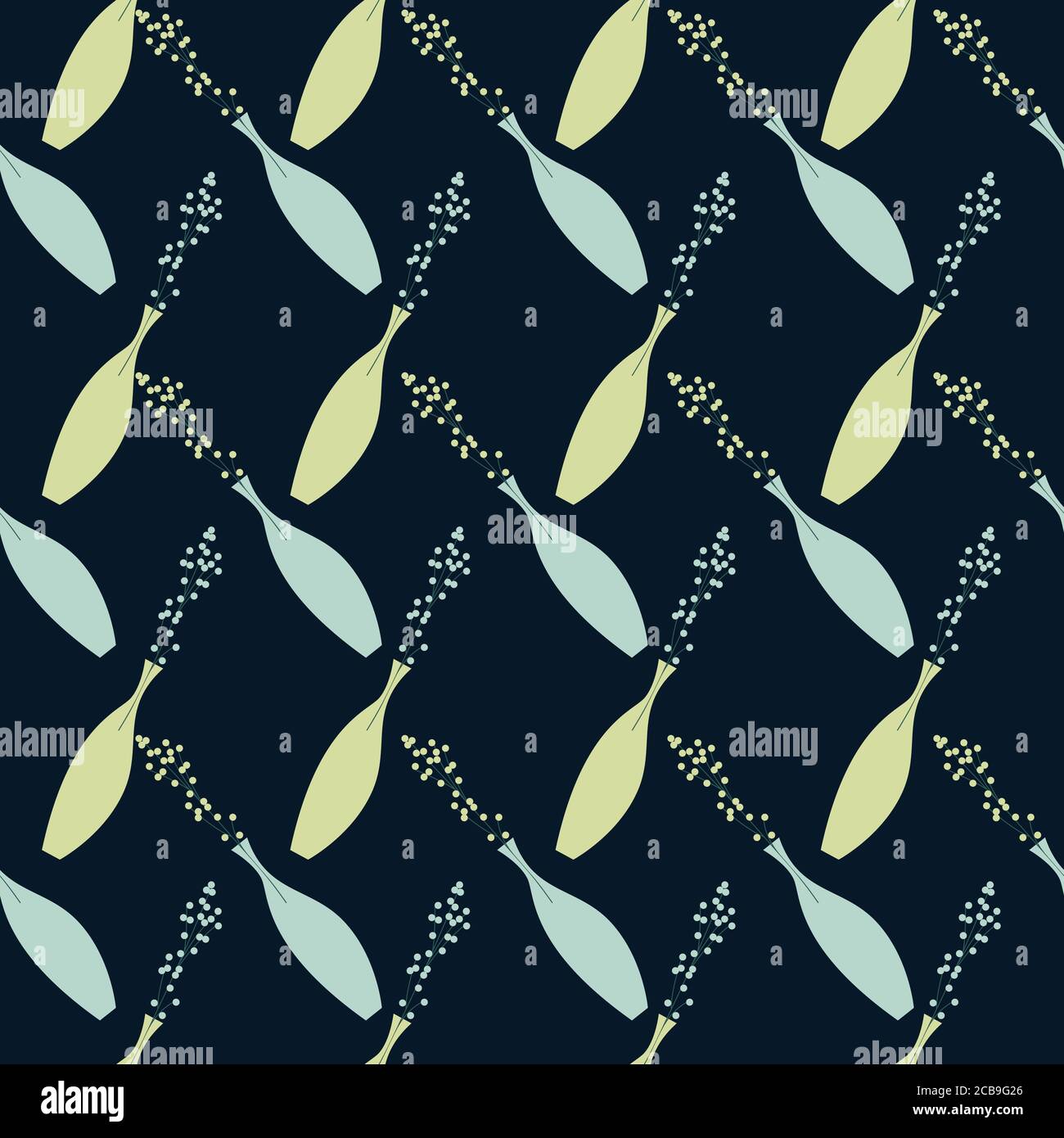 Flower pot pattern Stock Vector Images - Alamy