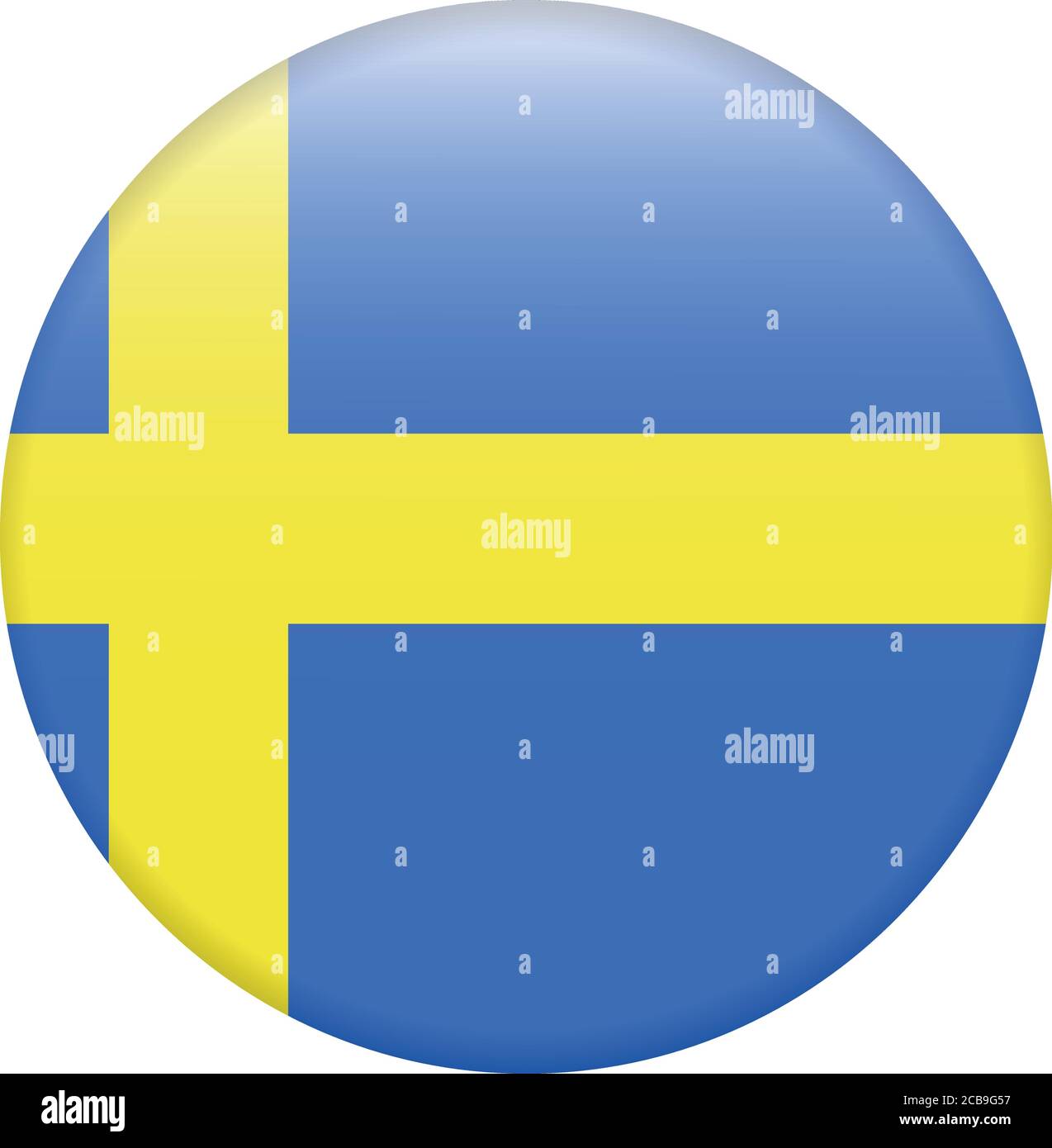 Flag of Sweden, swedish flag glossy button Stock Vector Image & Art - Alamy
