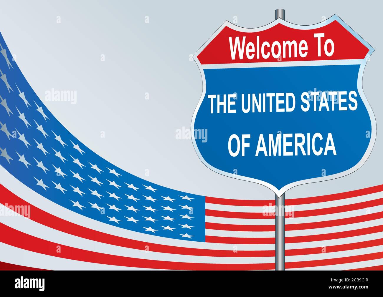Welcome to the united states of america hi-res stock photography and ...