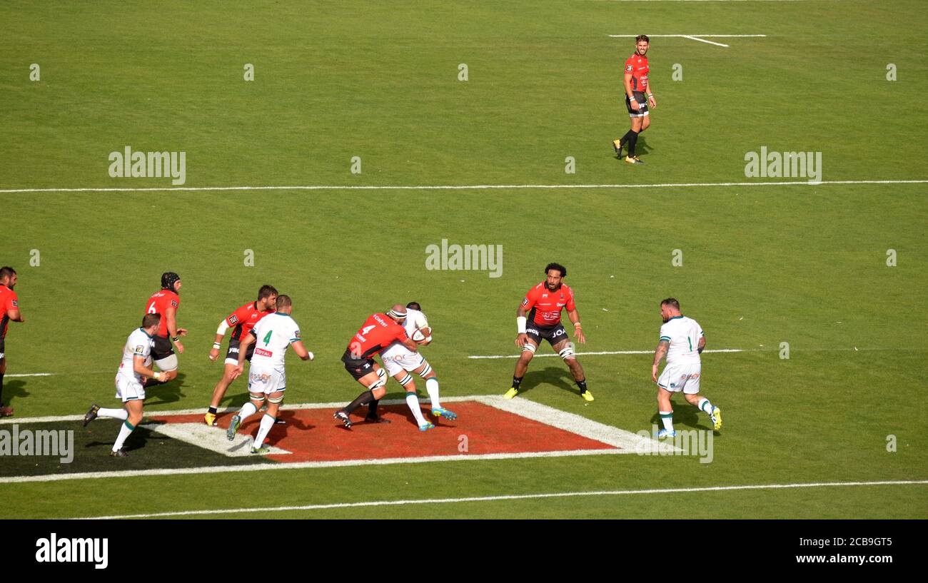 Toulon vs Pau rugby match at the Mayol Toulon stadium Stock Photo - Alamy