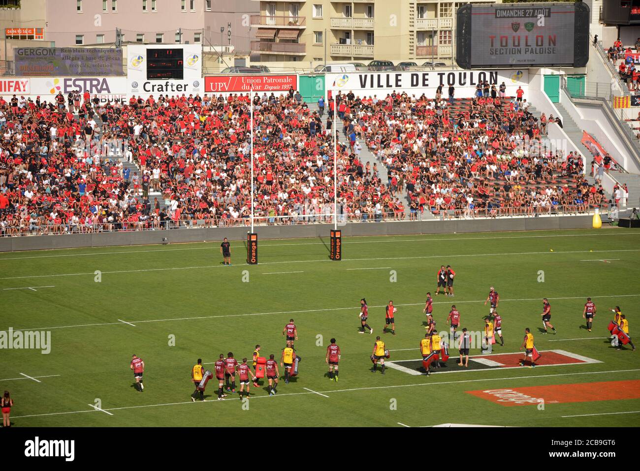 Toulon vs Pau rugby match at the Mayol Toulon stadium Stock Photo - Alamy