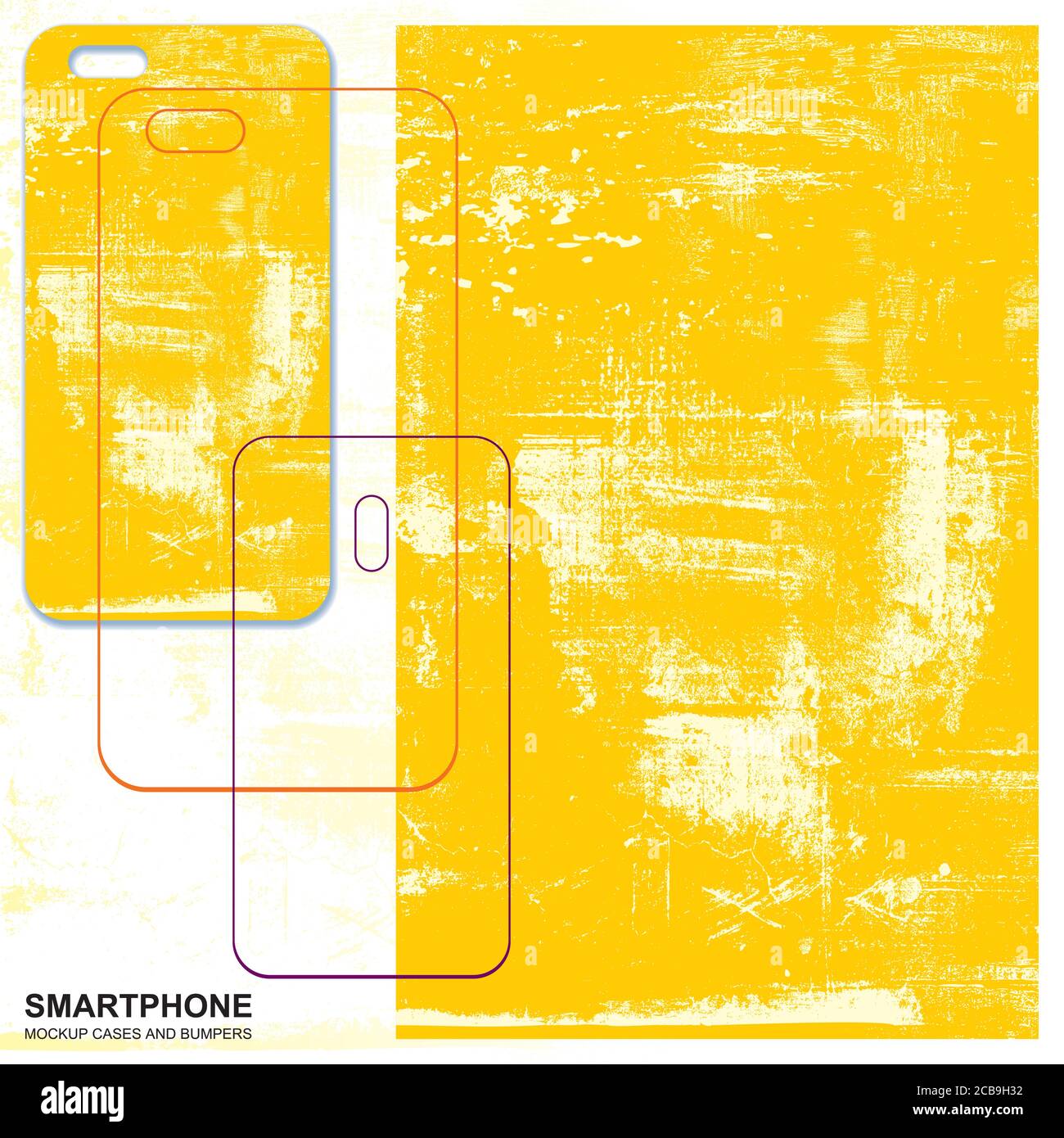 Dirty smartphone case Stock Vector Images - Alamy