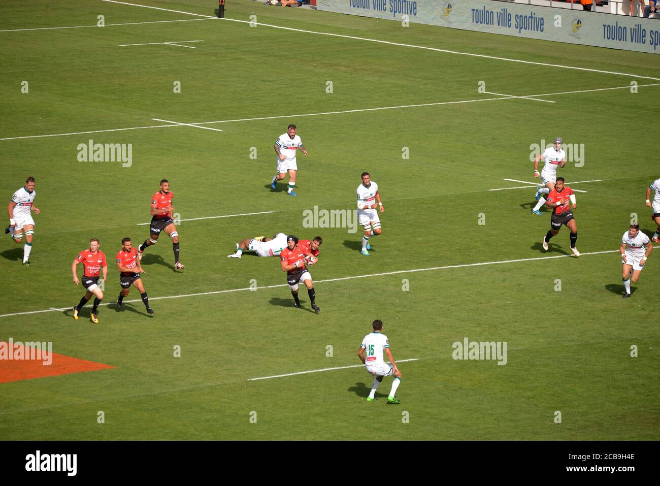 Toulon vs Pau rugby match at the Mayol Toulon stadium Stock Photo - Alamy