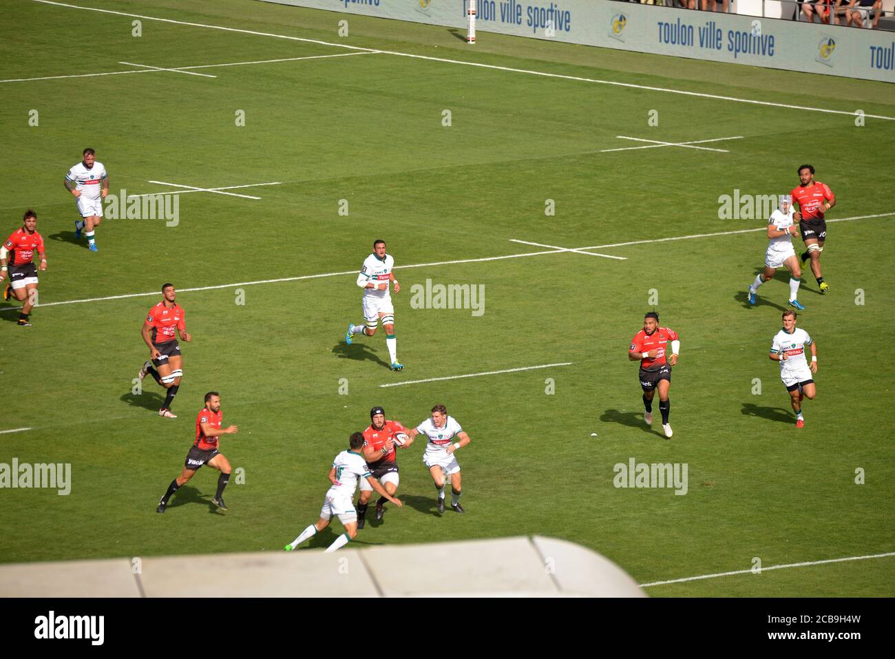 Toulon vs Pau rugby match at the Mayol Toulon stadium Stock Photo - Alamy