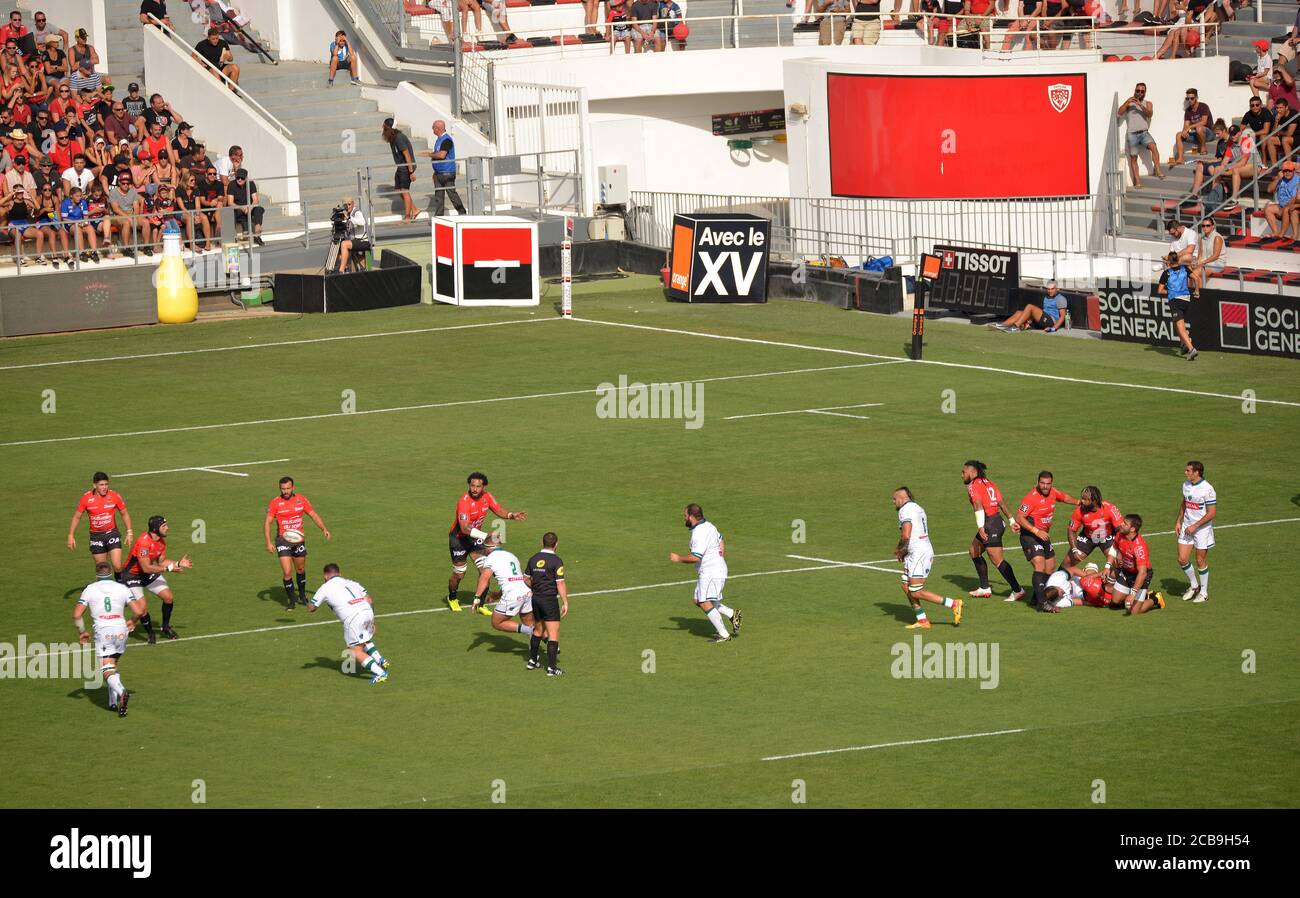 Toulon vs Pau rugby match at the Mayol Toulon stadium Stock Photo - Alamy