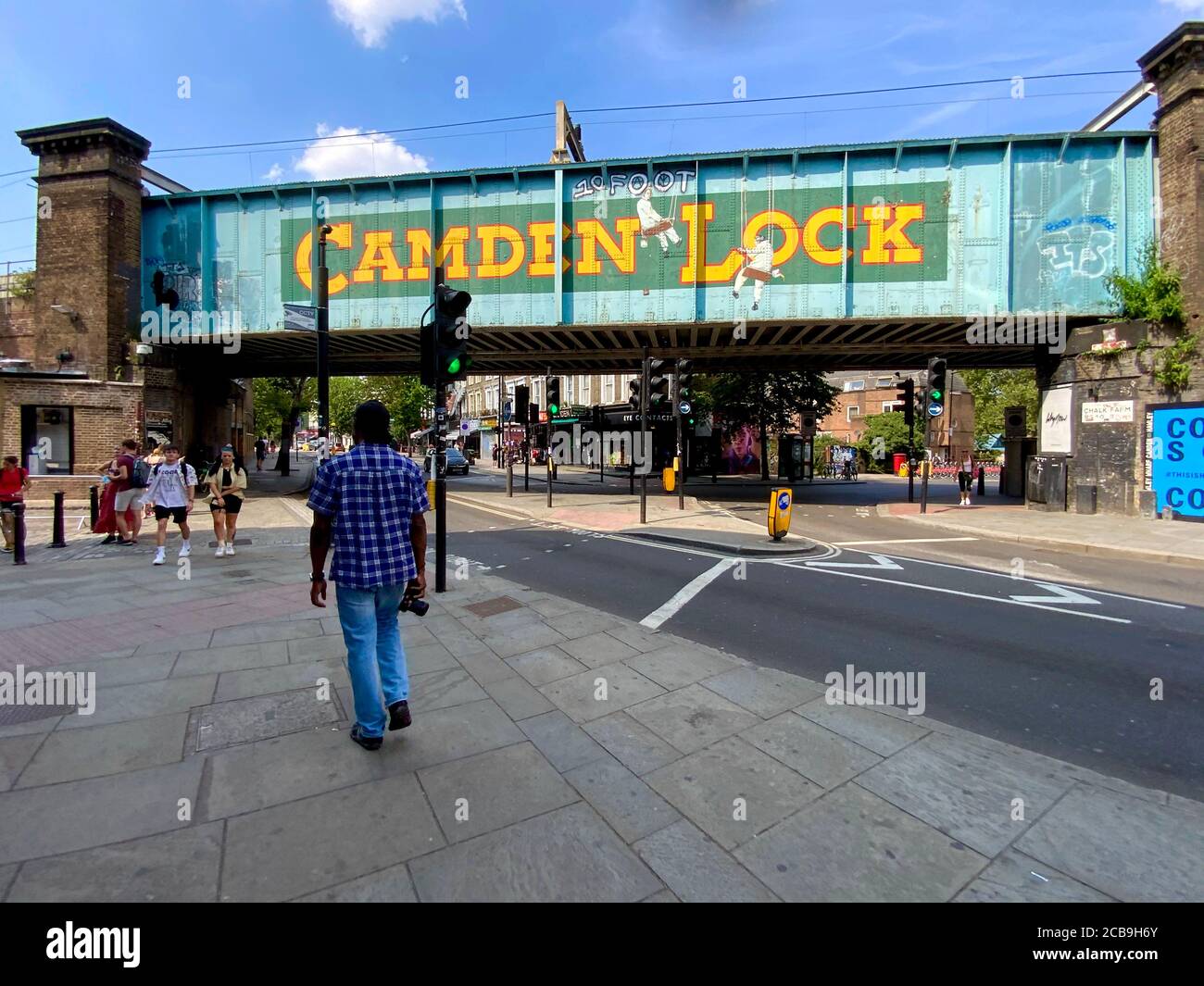 Camden Lock area of Camden Town in London, United Kingdom Stock Photo ...