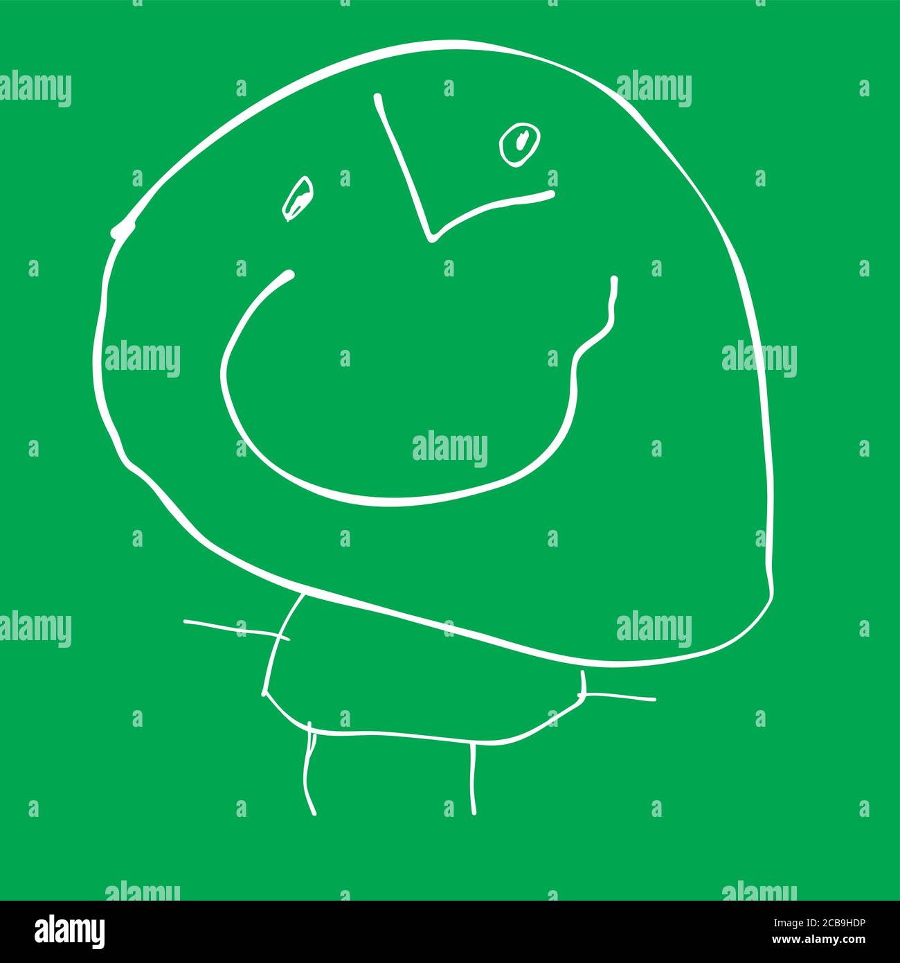 Child drawing, kid drew a man Stock Vector Image & Art - Alamy