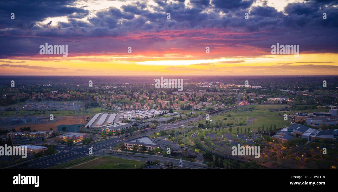 American sprawl architecture hi-res stock photography and images - Alamy