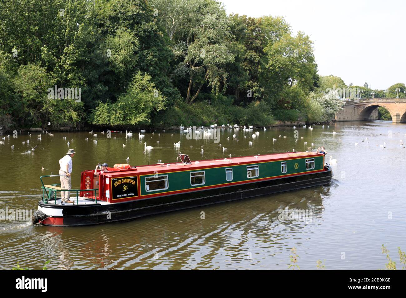 River severn narrow boat hi-res stock photography and images - Alamy