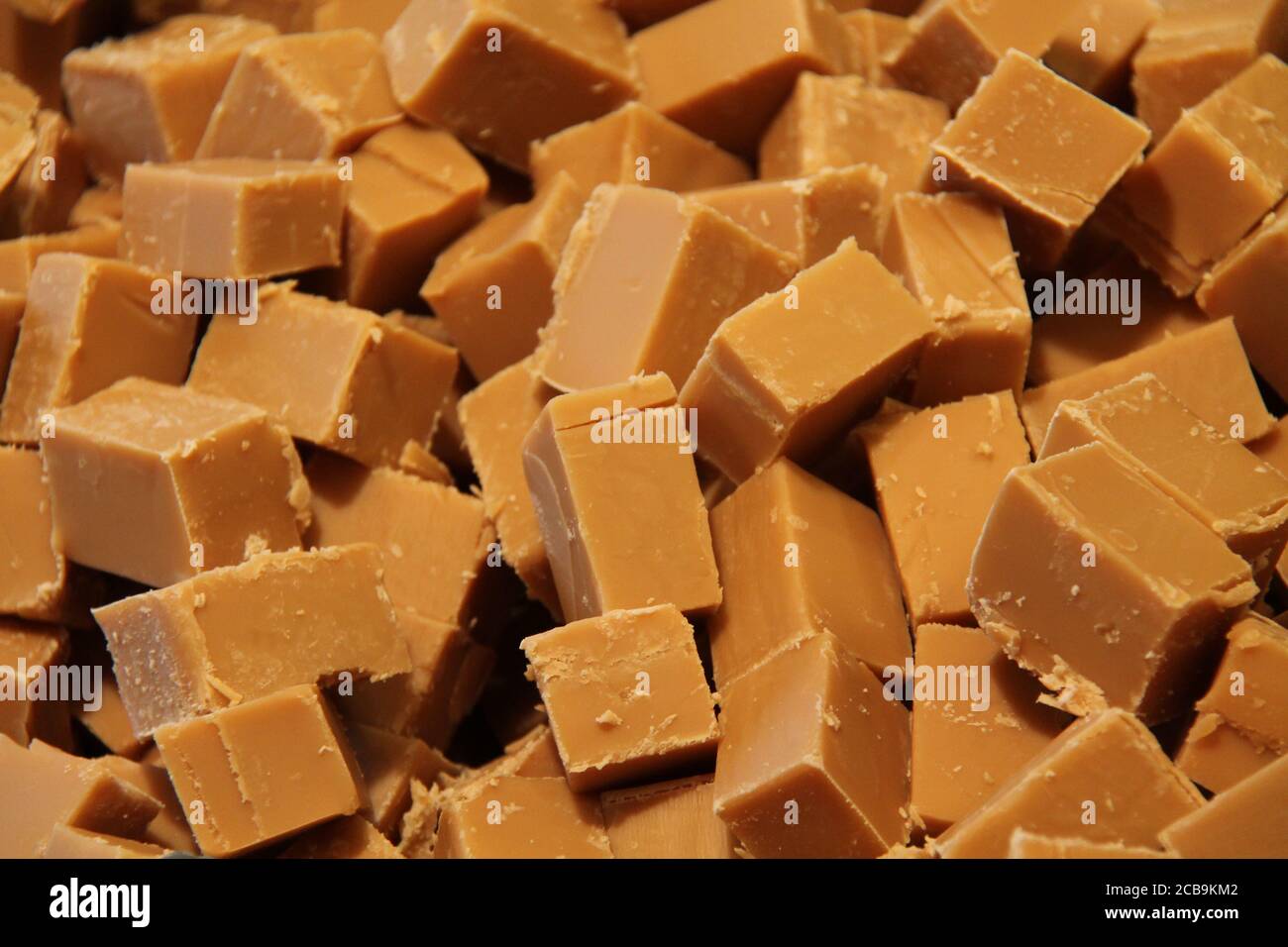 A Display of Freshly Made Sweet Fudge Confectionery Stock Photo - Alamy