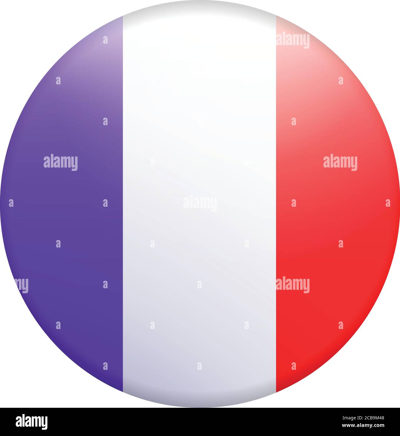 Vector - France Flag Glossy Button Stock Vector Image & Art - Alamy