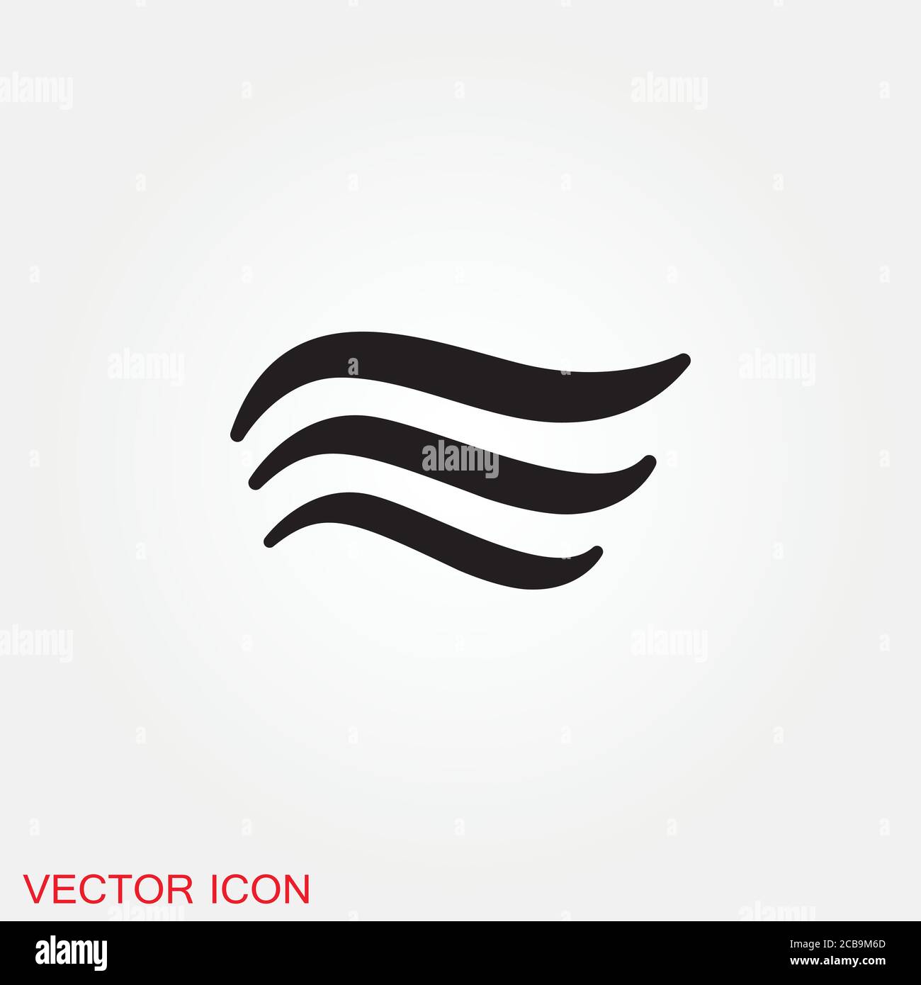 Air icon, symbol of wind energy. Vector sign Stock Vector Image & Art ...