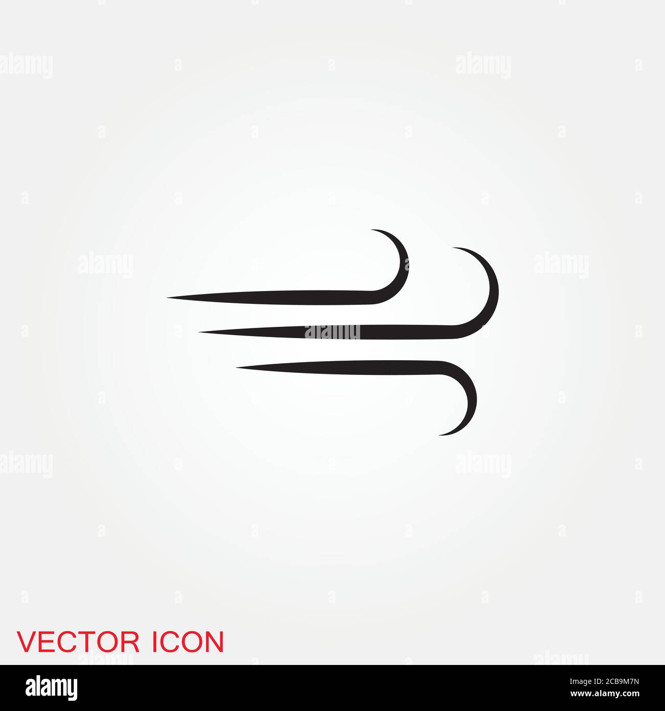 Air icon, symbol of wind energy. Vector sign Stock Vector Image & Art ...