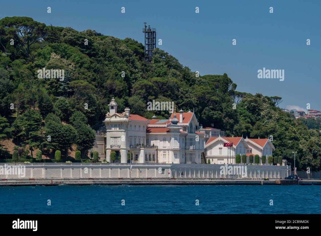 The Huber Mansion in Tarabya neighborhood in Sariyer district of ...