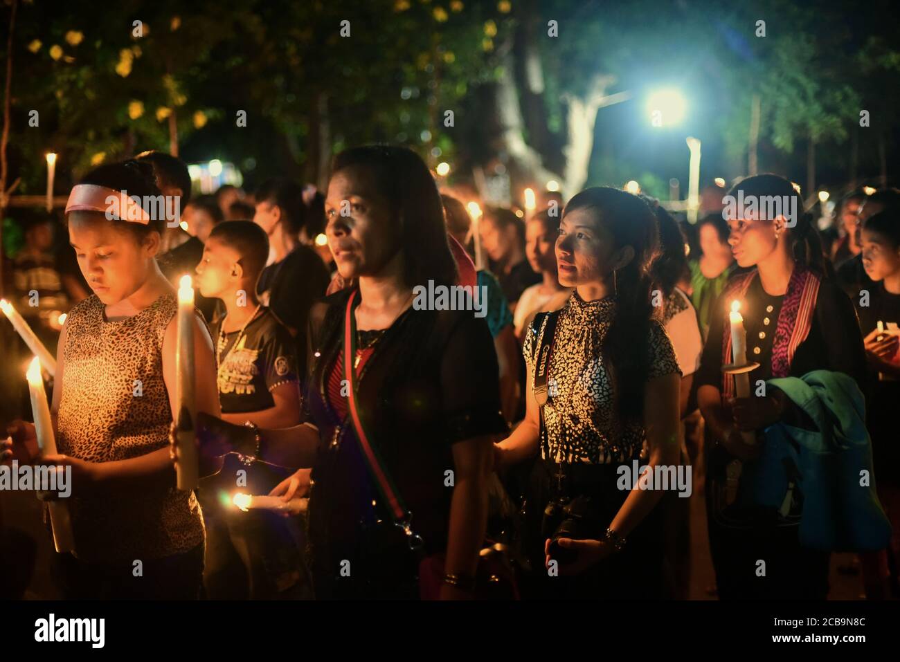 Thousands of Catholic devotees and pilgrims participating in a four ...