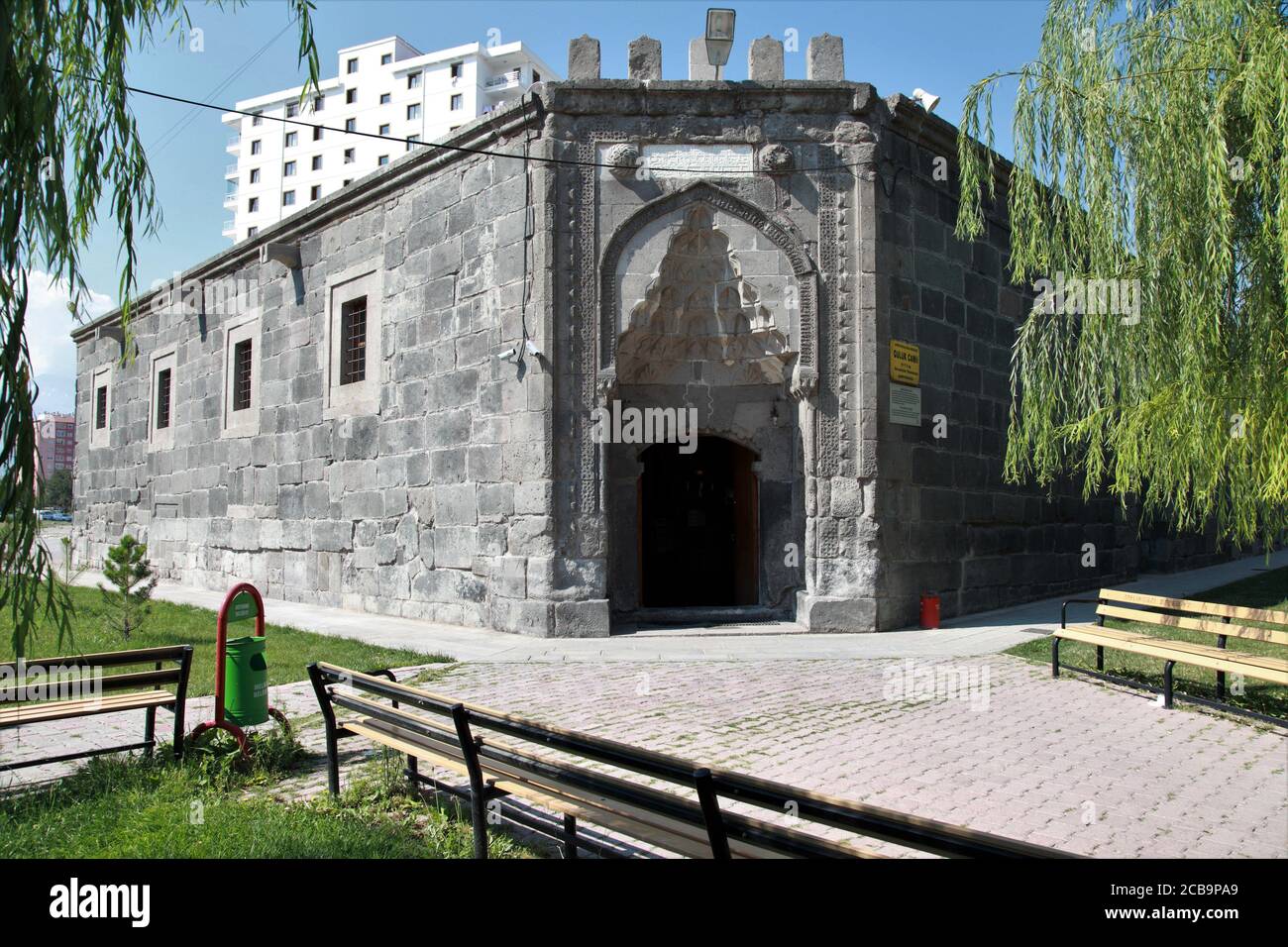 Gulluk Mosque was built in the 12th century Seljuk period. The stone ...