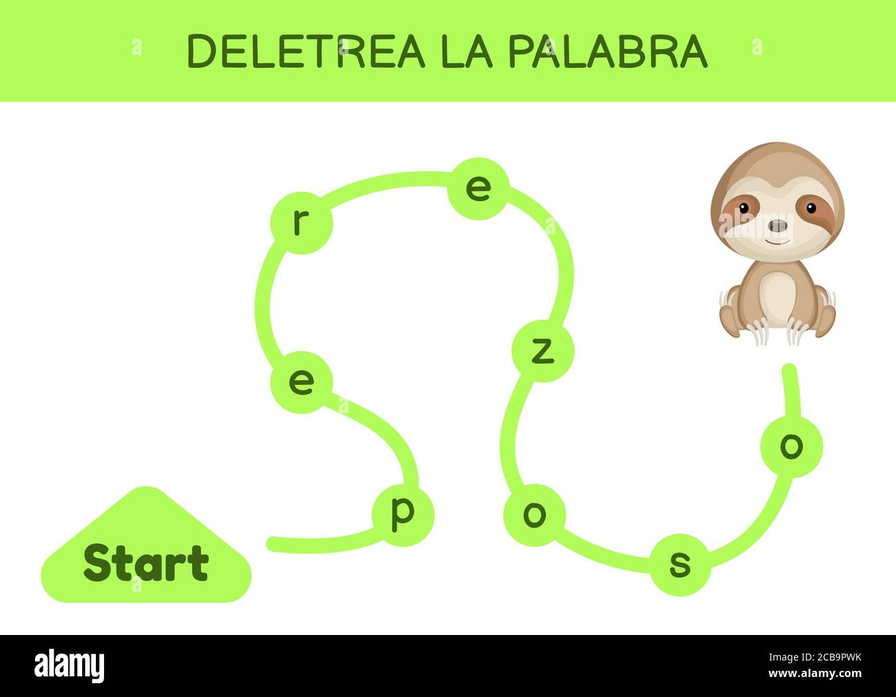 Deletrea la palabra - Spell the word. Maze for kids. Spelling word game ...