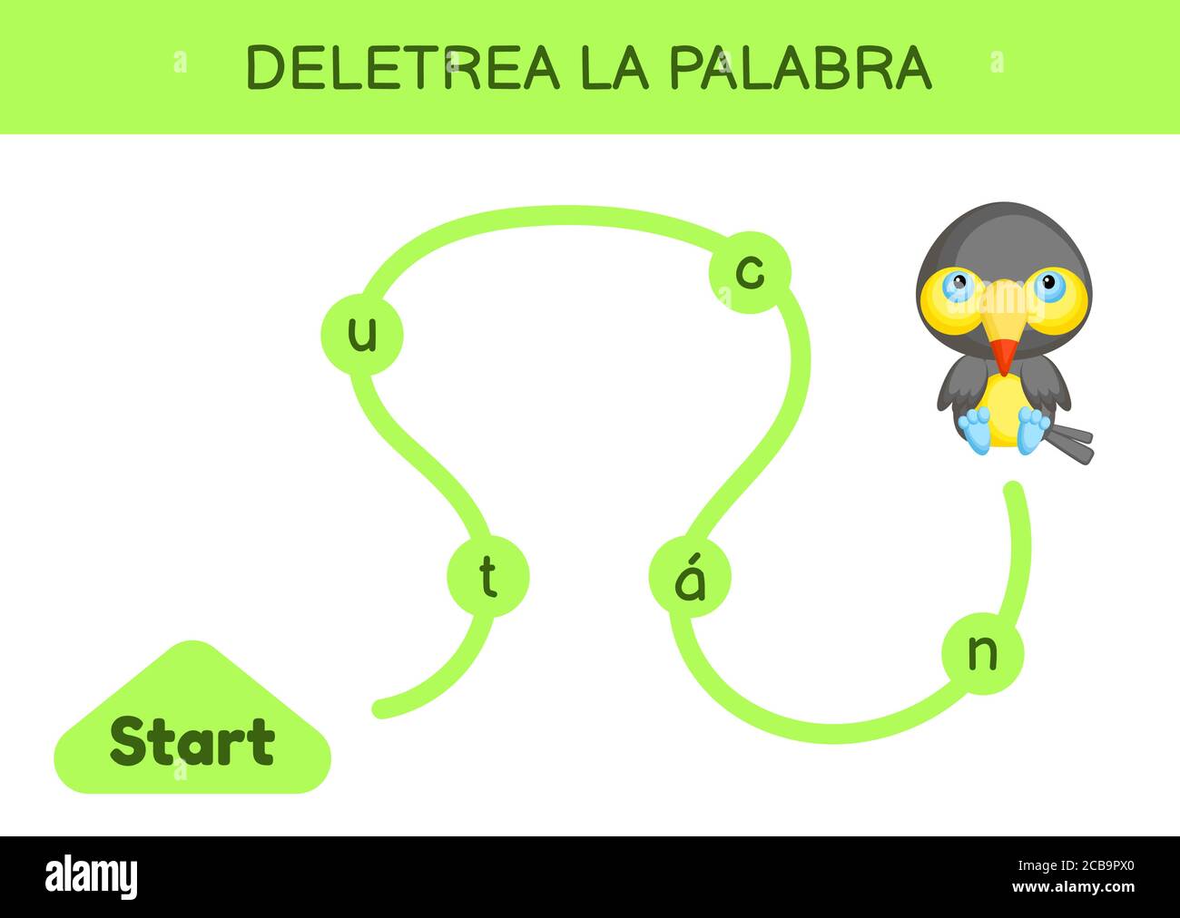 Deletrea la palabra - Spell the word. Maze for kids. Spelling word game ...