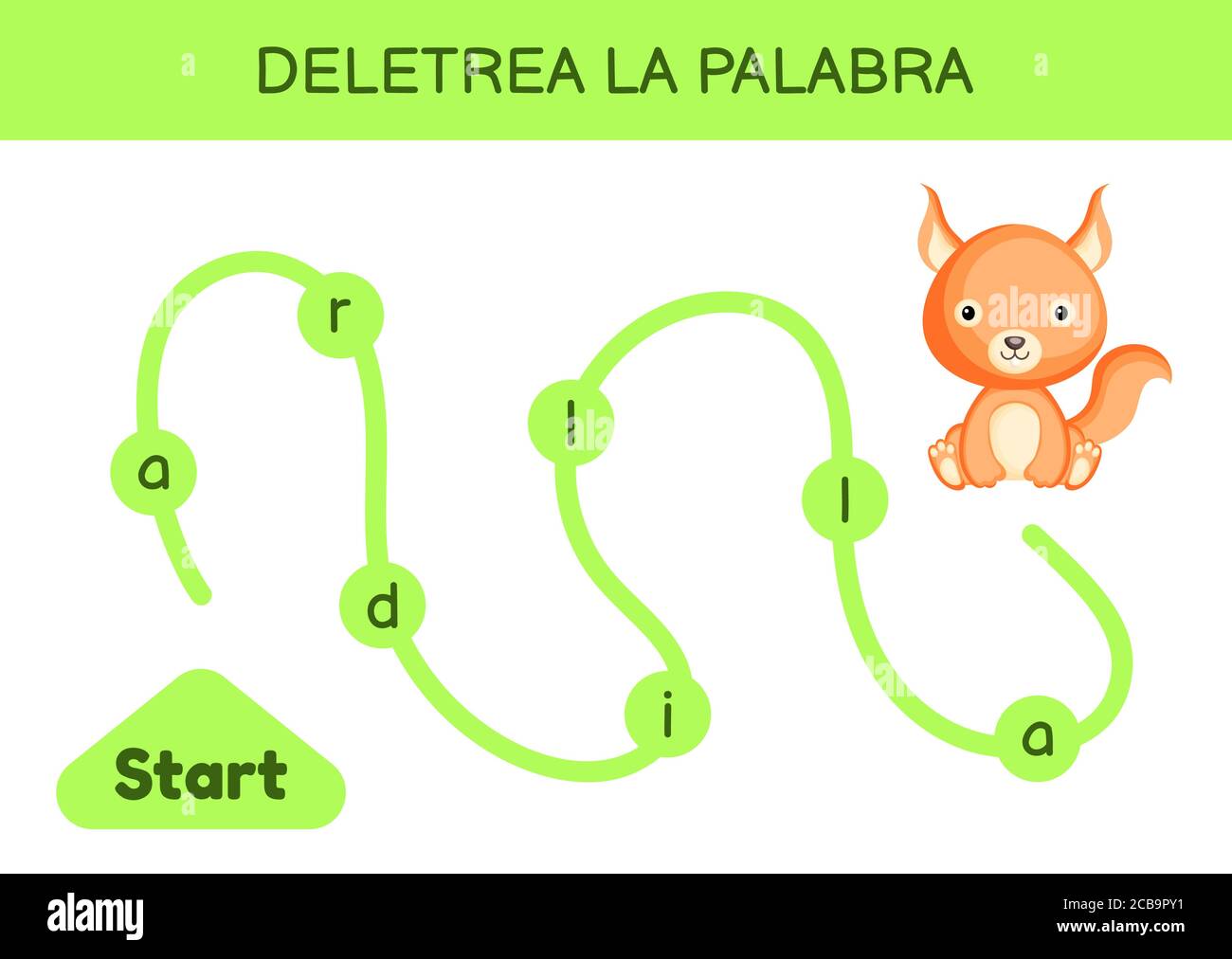 Deletrea la palabra - Spell the word. Maze for kids. Spelling word game ...