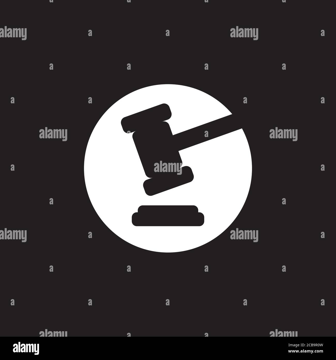 Auction icon. Judge or auction hammer icon Stock Vector Image & Art - Alamy