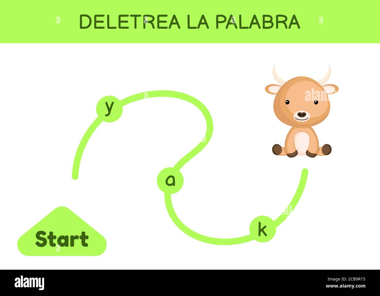 Deletrea la palabra - Spell the word. Maze for kids. Spelling word game ...