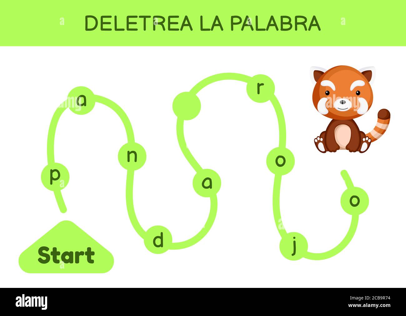Deletrea la palabra - Spell the word. Maze for kids. Spelling word game ...