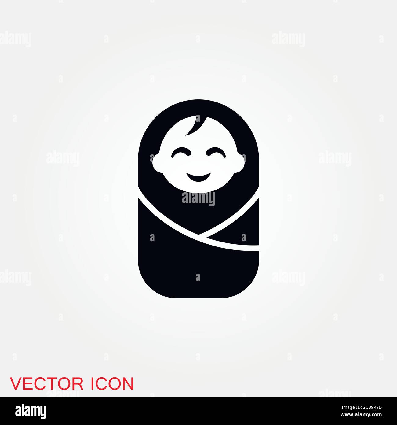 Baby changing diapers flat icon sign. vector Stock Vector Image & Art ...