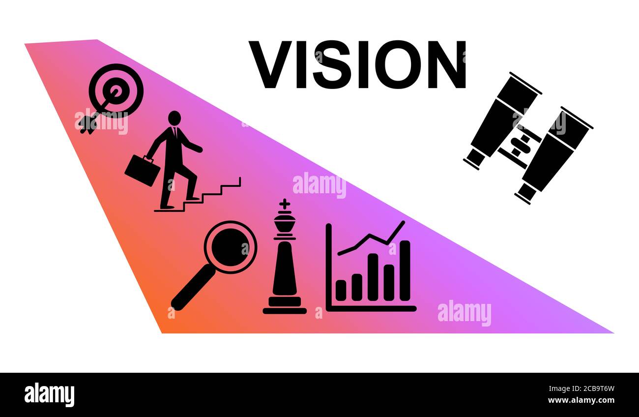 Illustration of a vision concept Stock Photo - Alamy
