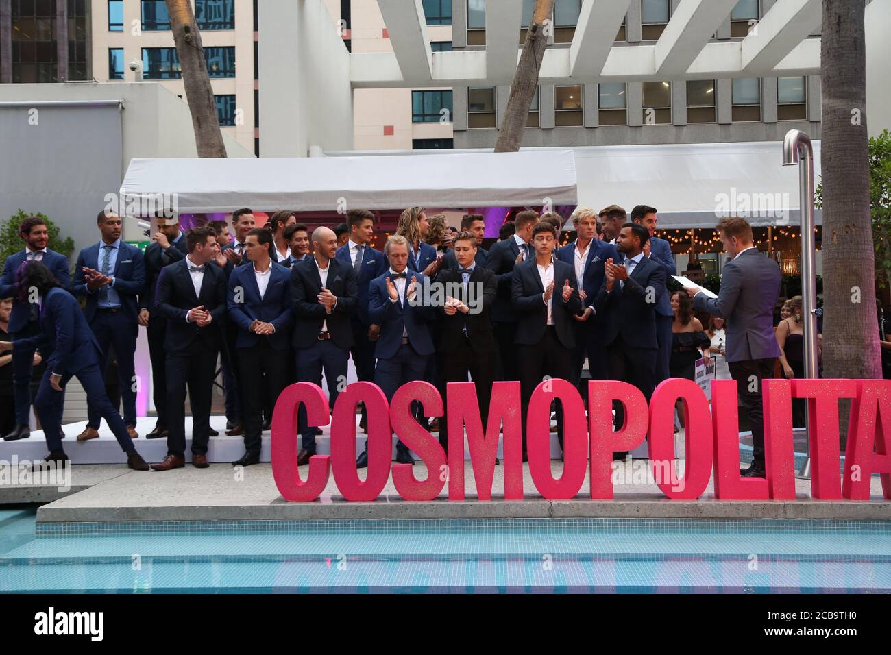 Tbc attends the 2017 Cosmopolitan Bachelor of the Year Awards at Pool ...