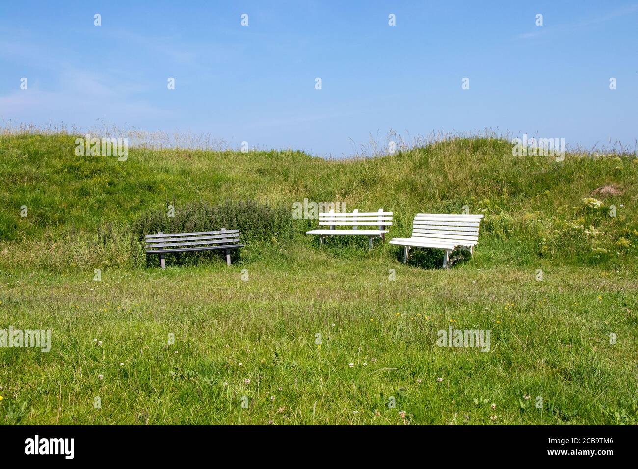 Beautiful shot wooden benches hi-res stock photography and images - Alamy