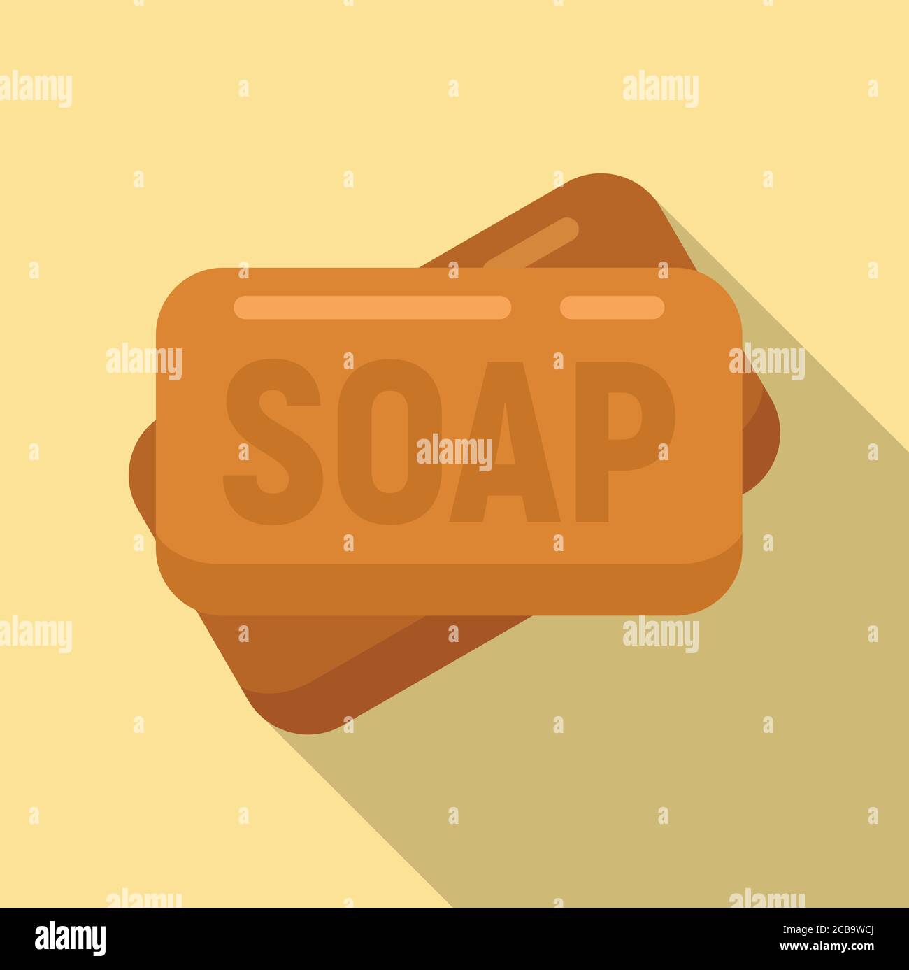 Survival soap icon. Flat illustration of survival soap vector icon for ...
