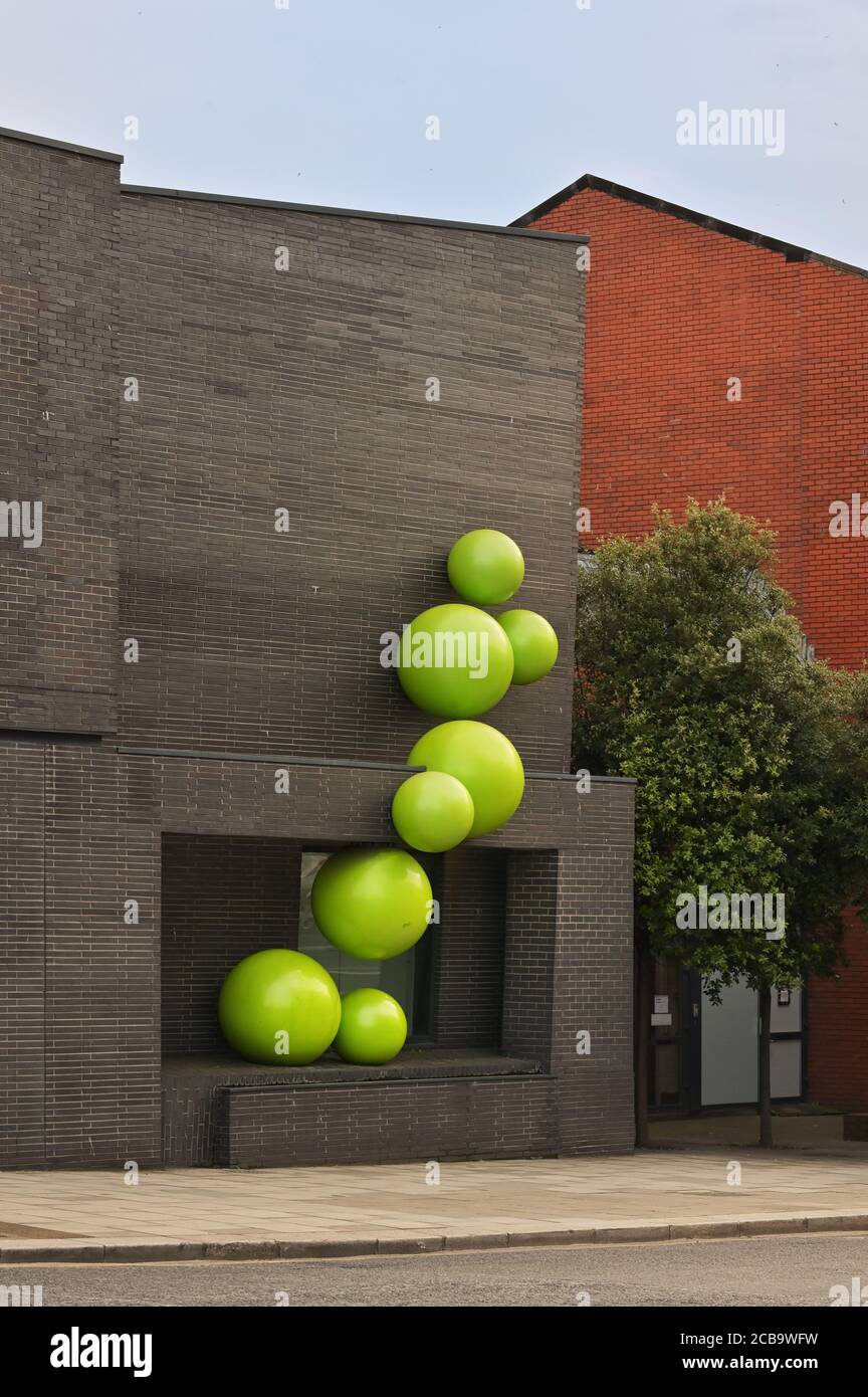 Dublin, Ireland - July 30, 2020 Architecture Details of bricks wall ...
