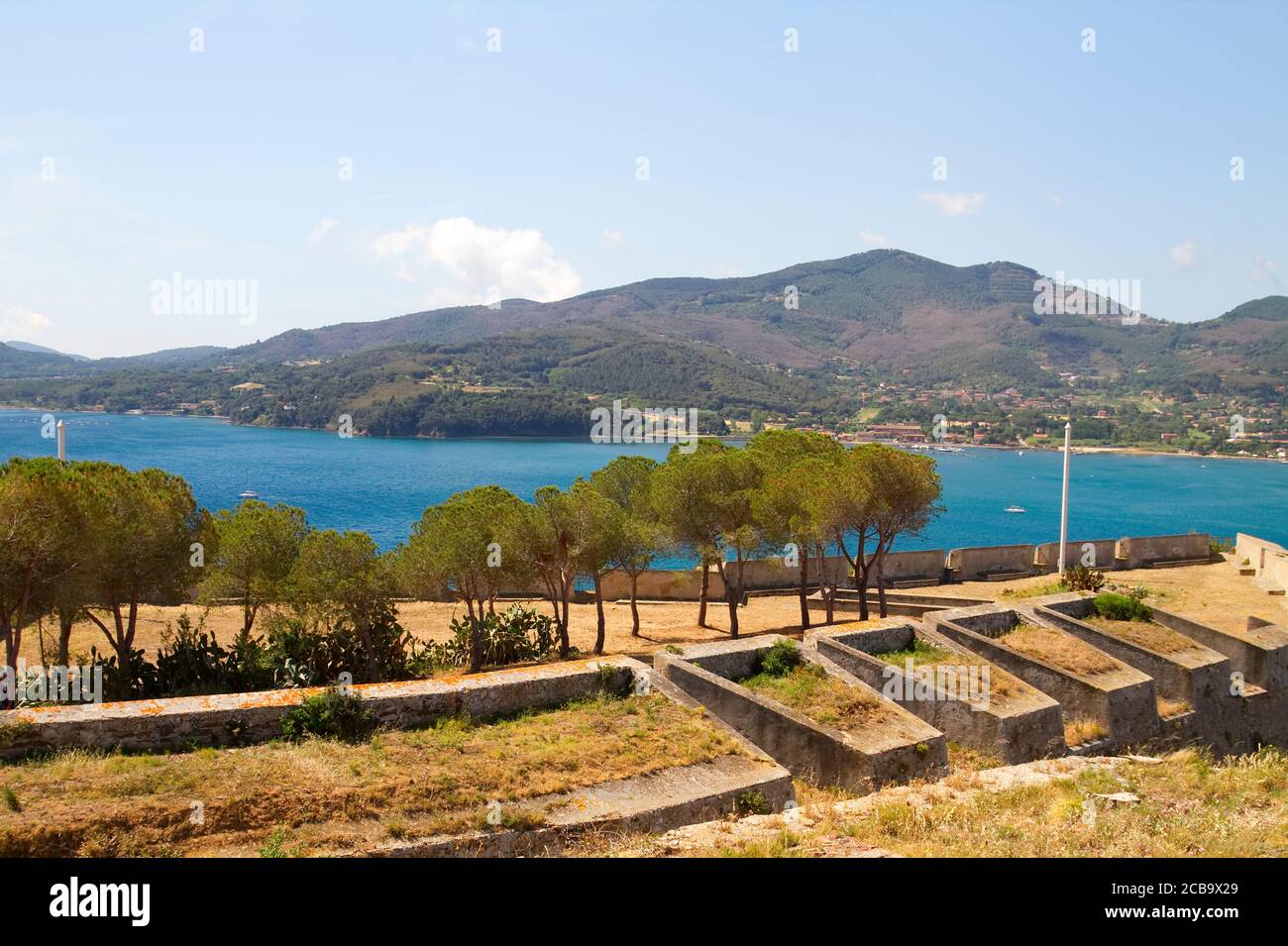 Walls of Forte Falcone Stock Photo - Alamy