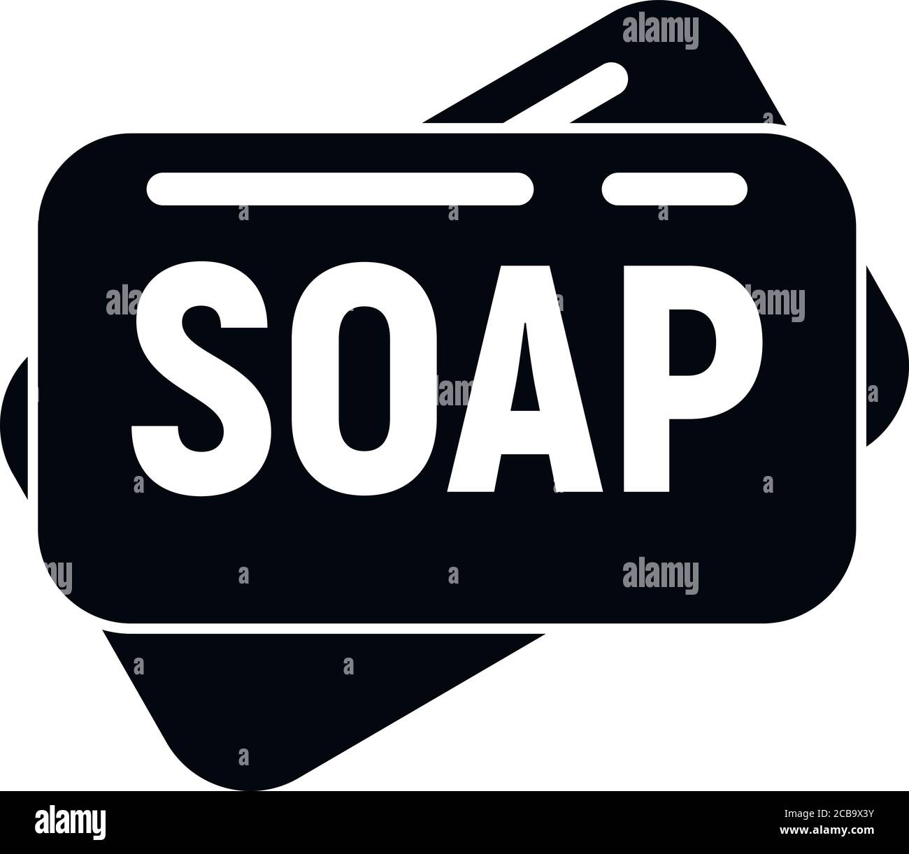 Survival soap icon. Simple illustration of survival soap vector icon ...