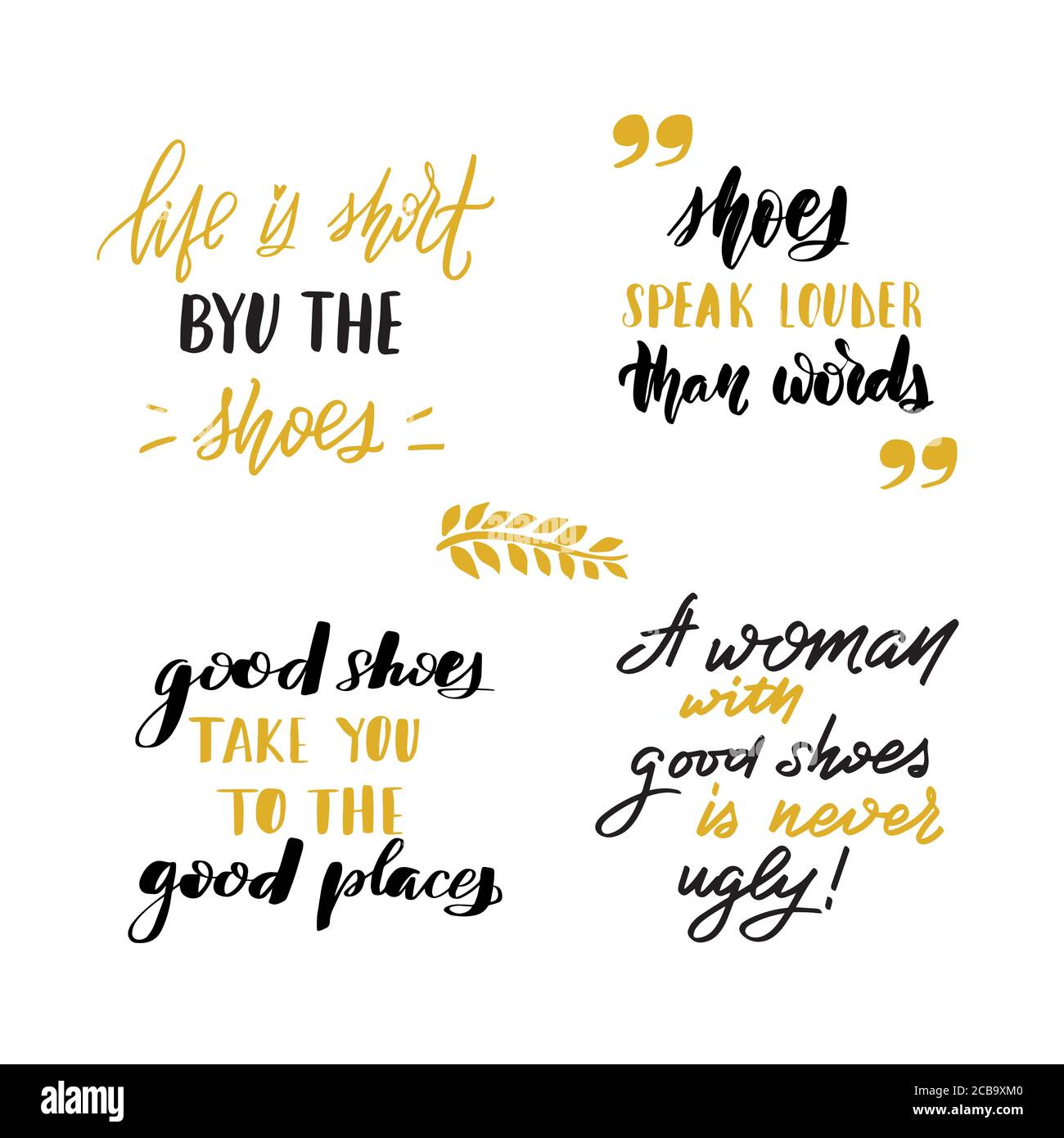 Vector calligraphy illustration isolated on white background Stock ...