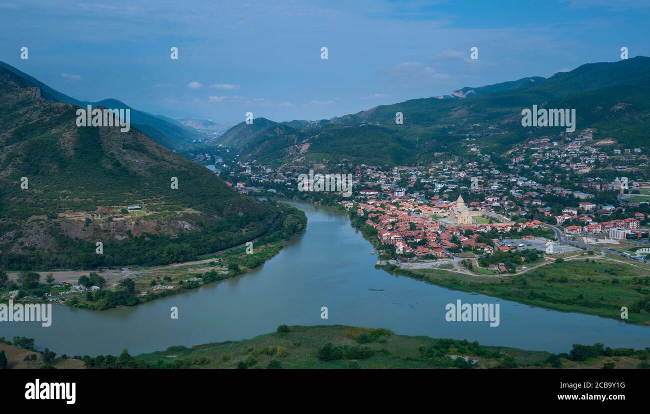 Mtskheta City, Mtskheta-Mtianeti Region, Georgia, Middle East Stock ...