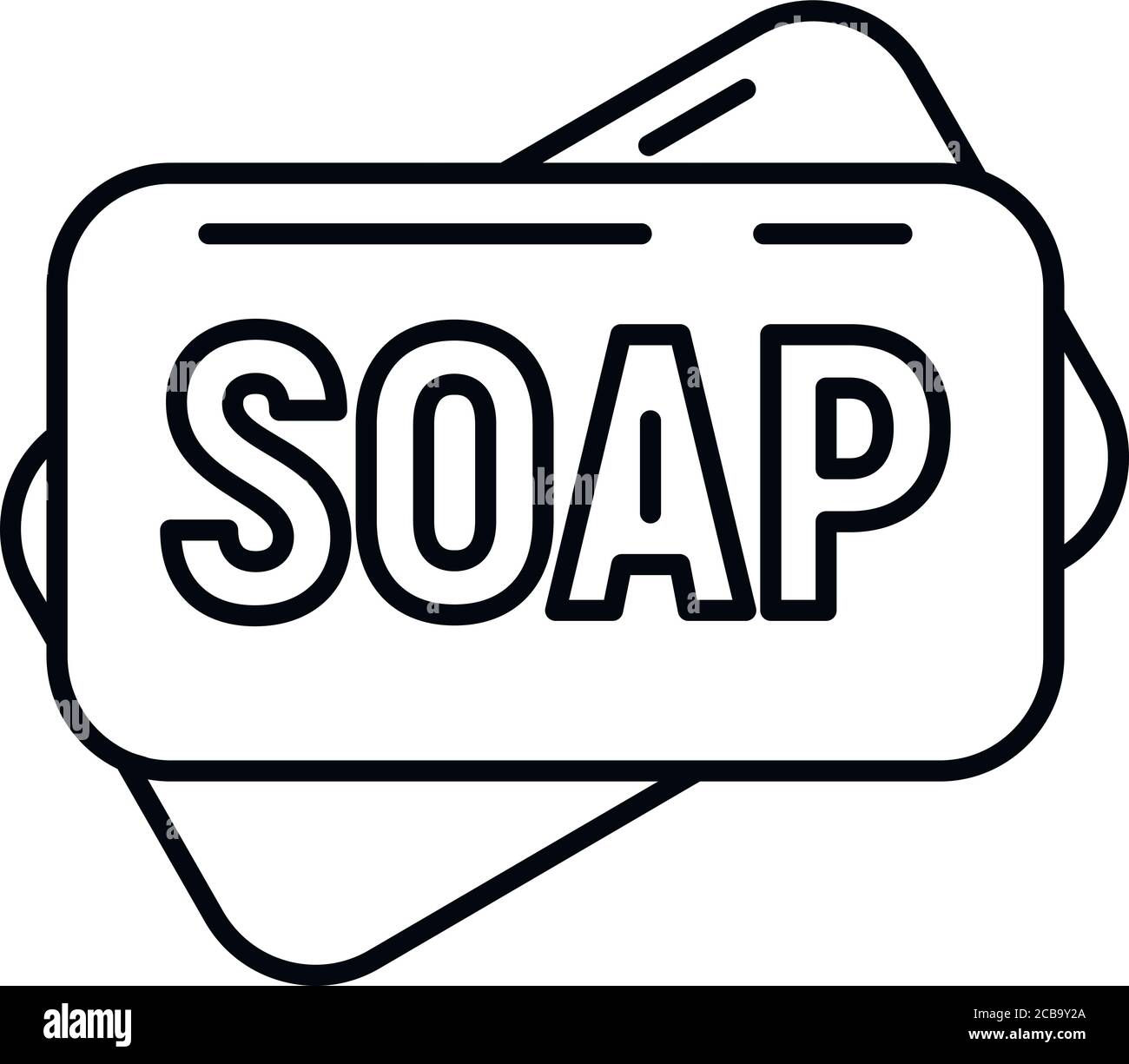 Survival soap icon. Outline survival soap vector icon for web design ...