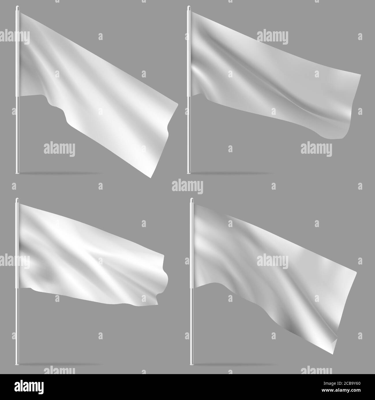 Blank flag on pole hi-res stock photography and images - Alamy