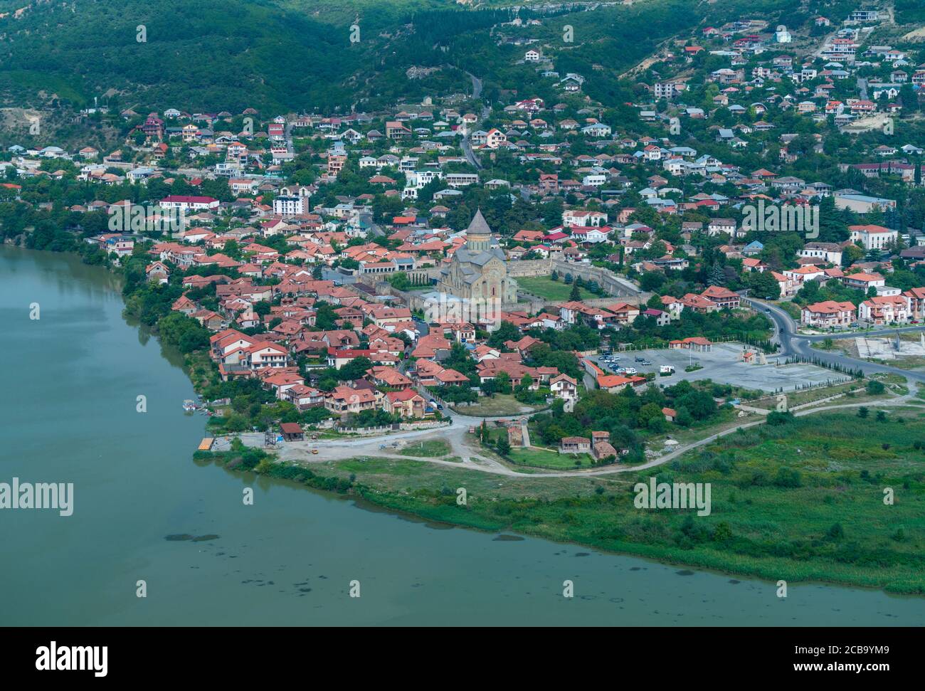 Mtskheta City, Mtskheta-Mtianeti Region, Georgia, Middle East Stock ...