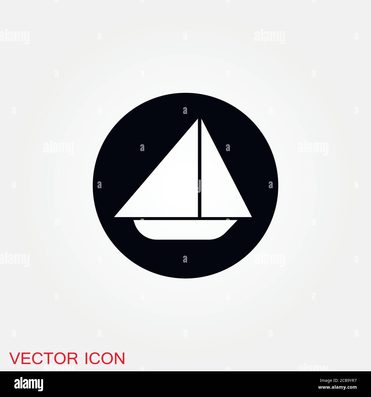 Boat icon. Ships transportation, vector sign illustration Stock Vector ...
