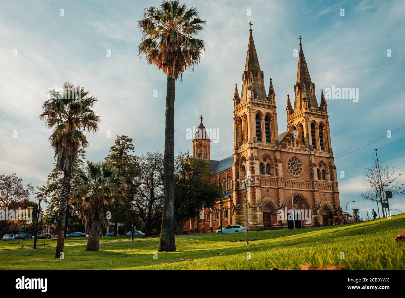 Famous St Xaviers Cathedral in Adelaide, Australia Stock Photo - Alamy
