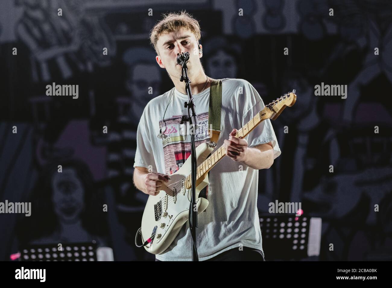 Sam Fender performs at the Virgin Money Unity Arena in Newcastle, at ...