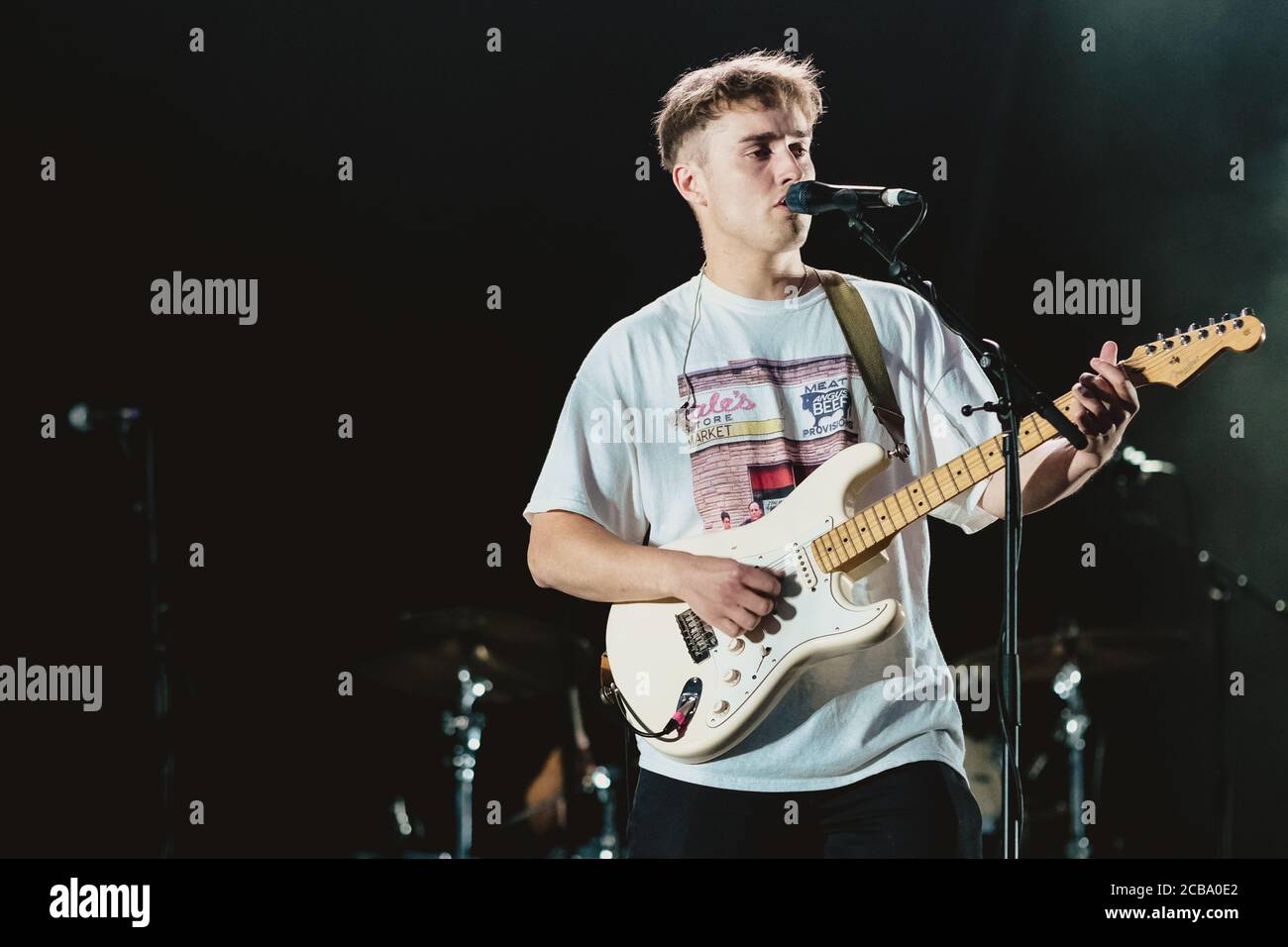 Sam Fender performs at the Virgin Money Unity Arena in Newcastle, at ...