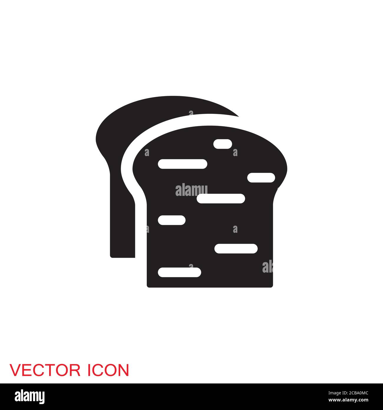 Bread icon. Bread bakery symbol vector illustration. eps 10 Stock ...