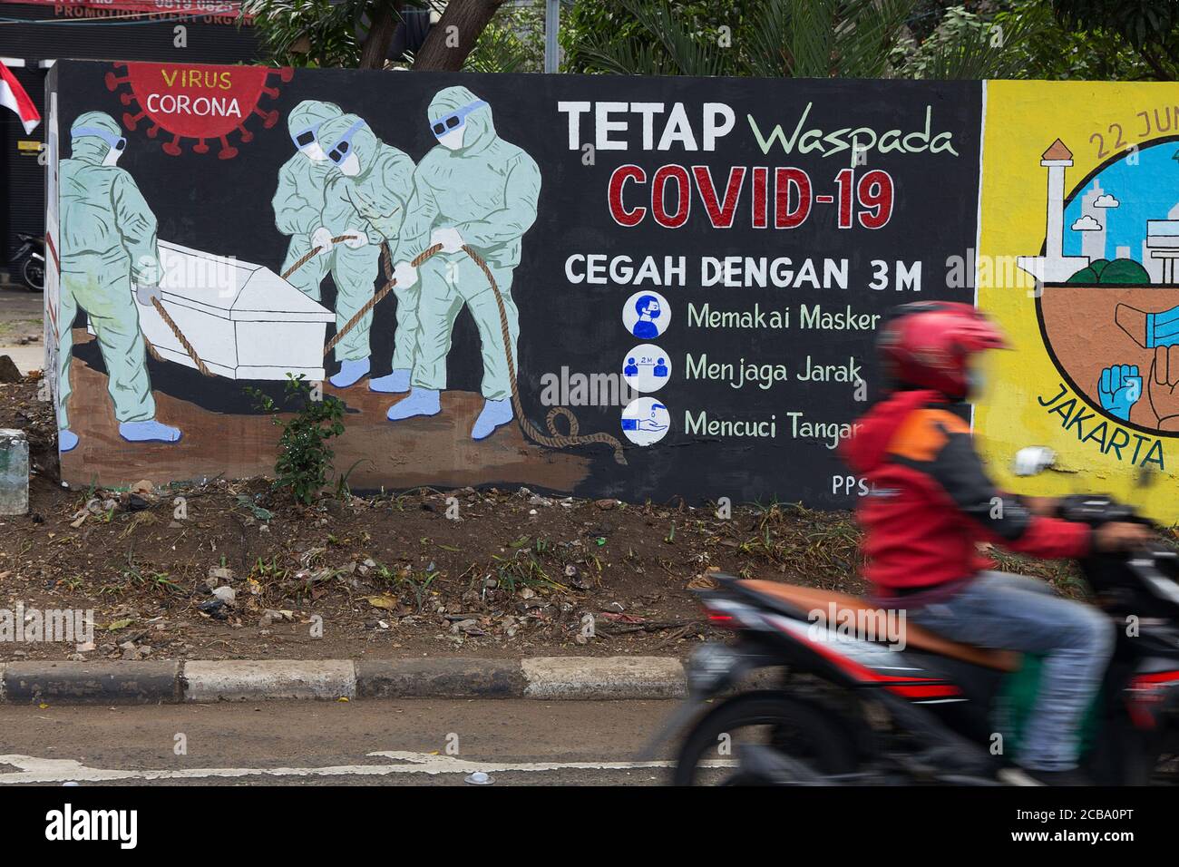 Covid mural indonesia hi-res stock photography and images - Alamy