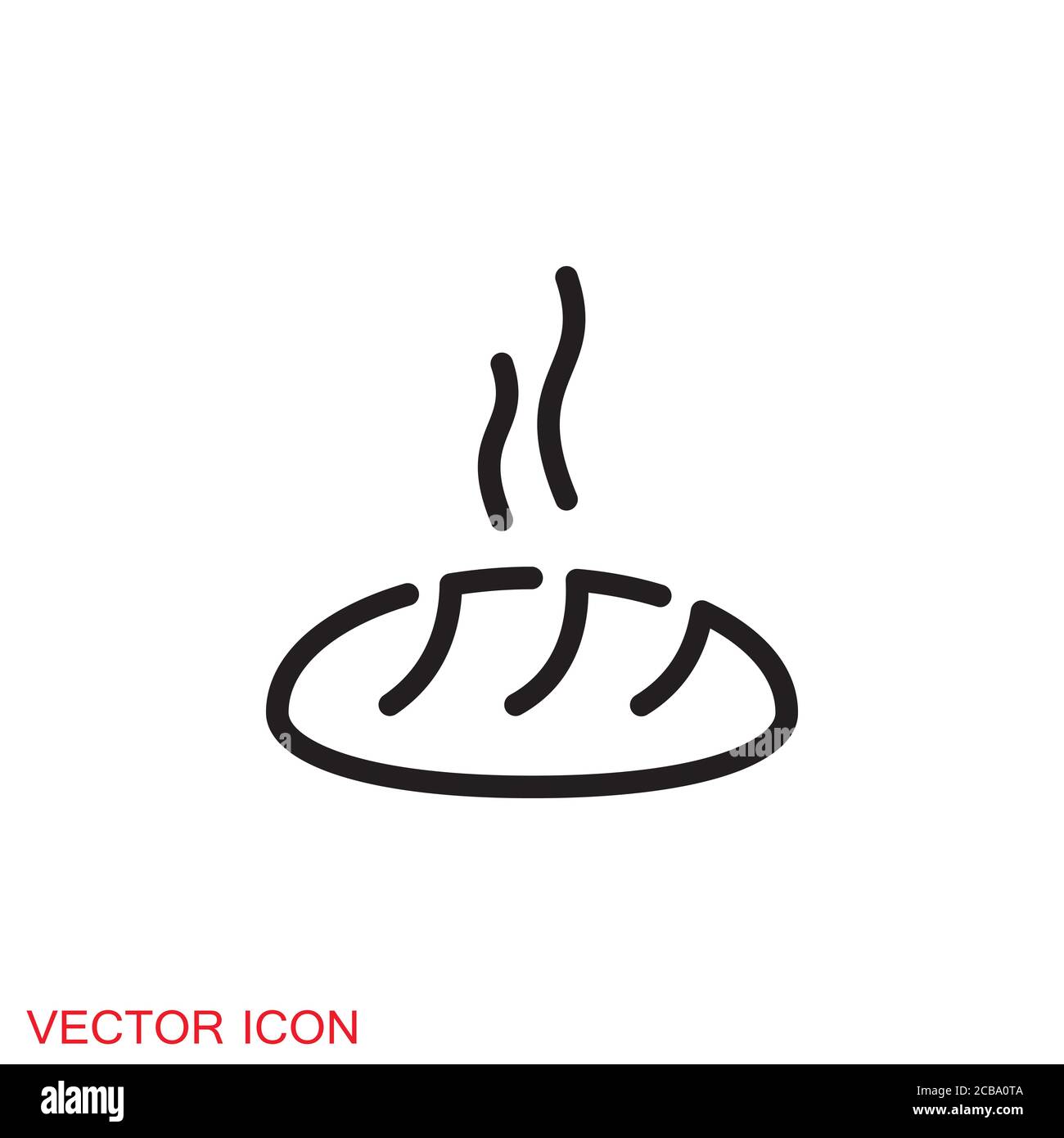 Bread icon. Bread bakery symbol vector illustration. eps 10 Stock ...