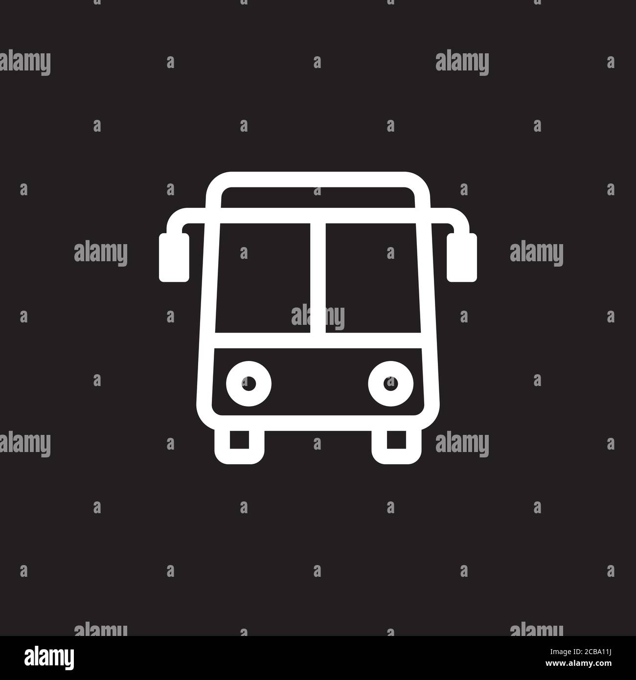 Bus sign icon. Public transport sign symbol Stock Vector Image & Art ...