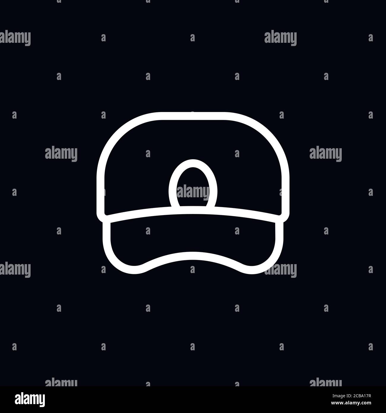 Cap icon in Flat Style. Vector illustration Stock Vector Image & Art ...