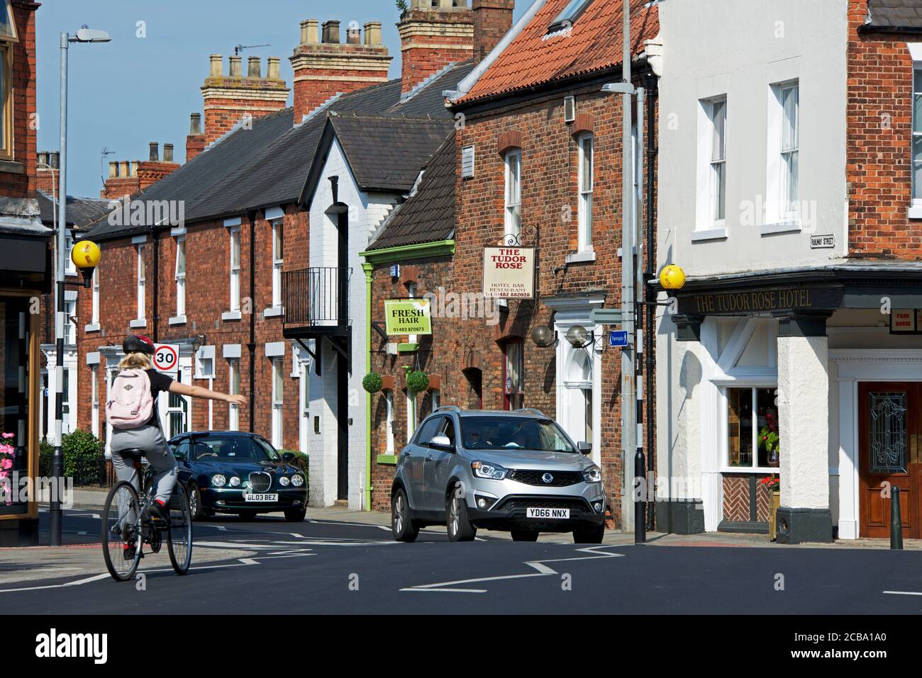 Railway Street, Beverley, East Yorkshire, England UK Stock Photo - Alamy